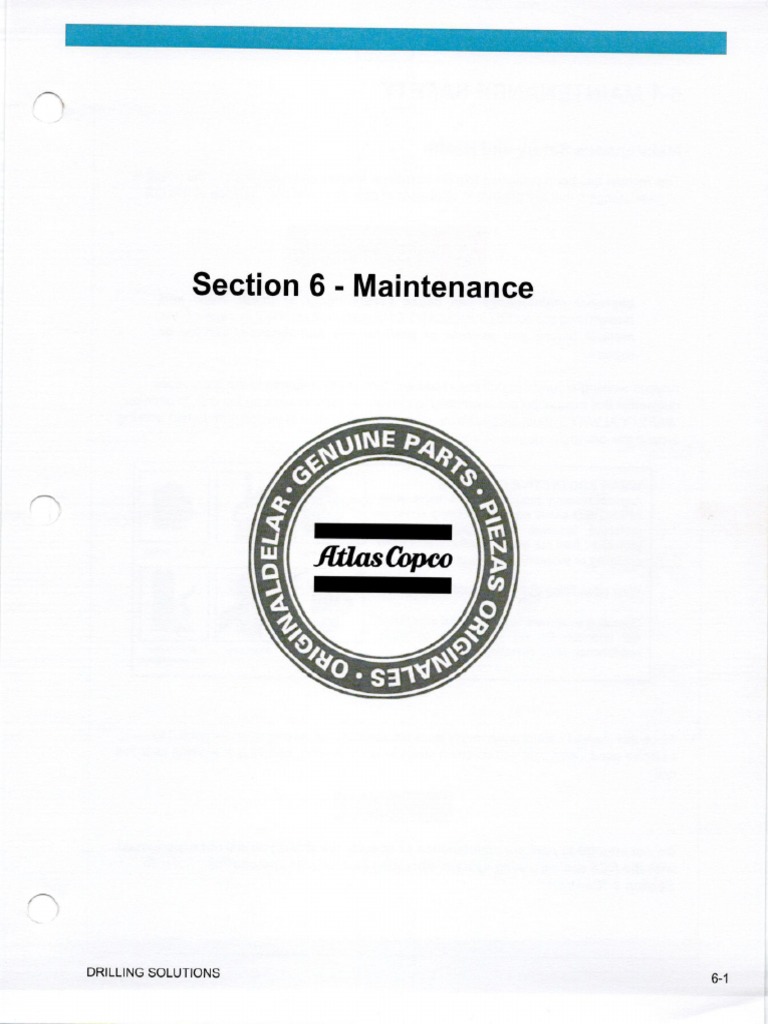 Perforadora PV-351 (1) Maintenance | PDF
