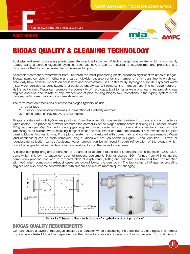 30 Biogas Cleaning | PDF | Anaerobic Digestion | Biogas