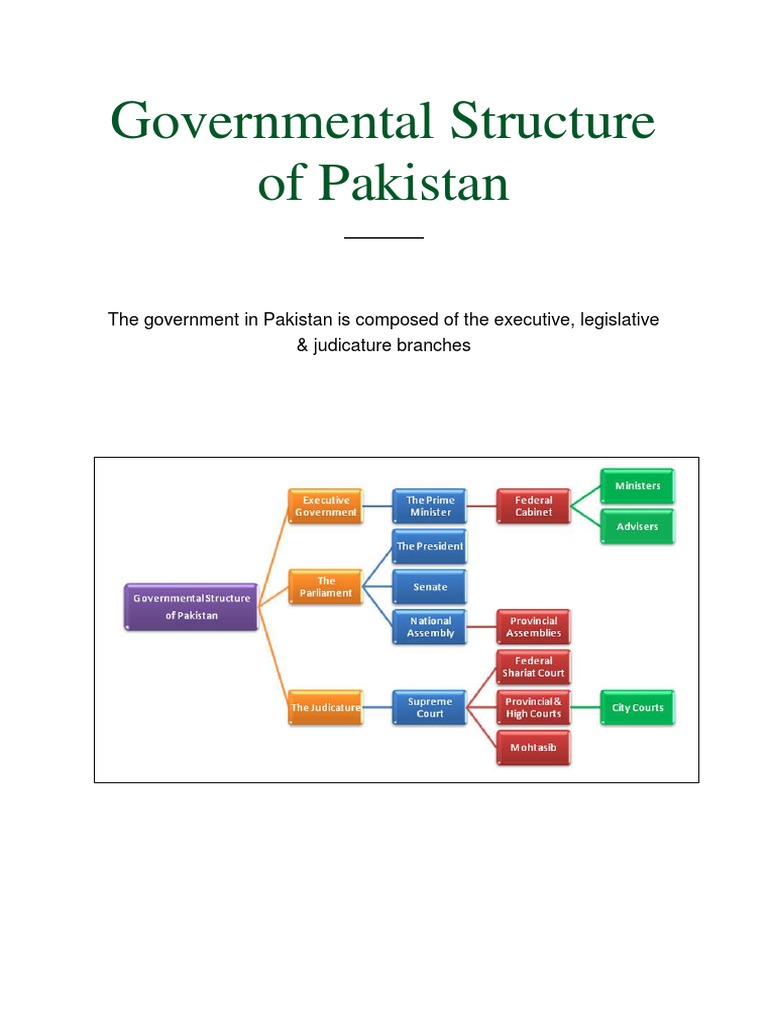 Structure of Pakistan's Government | PDF | Supreme Courts | Government ...