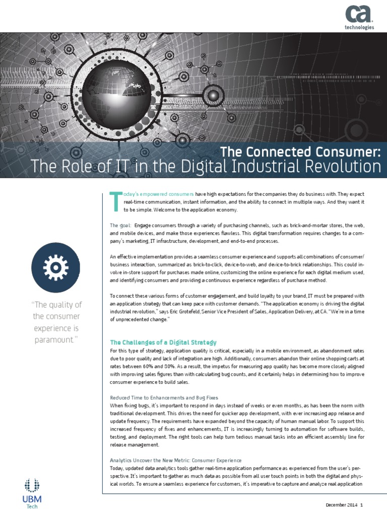 The Role of IT in The Digital Industrial Revolution | PDF | Agile ...