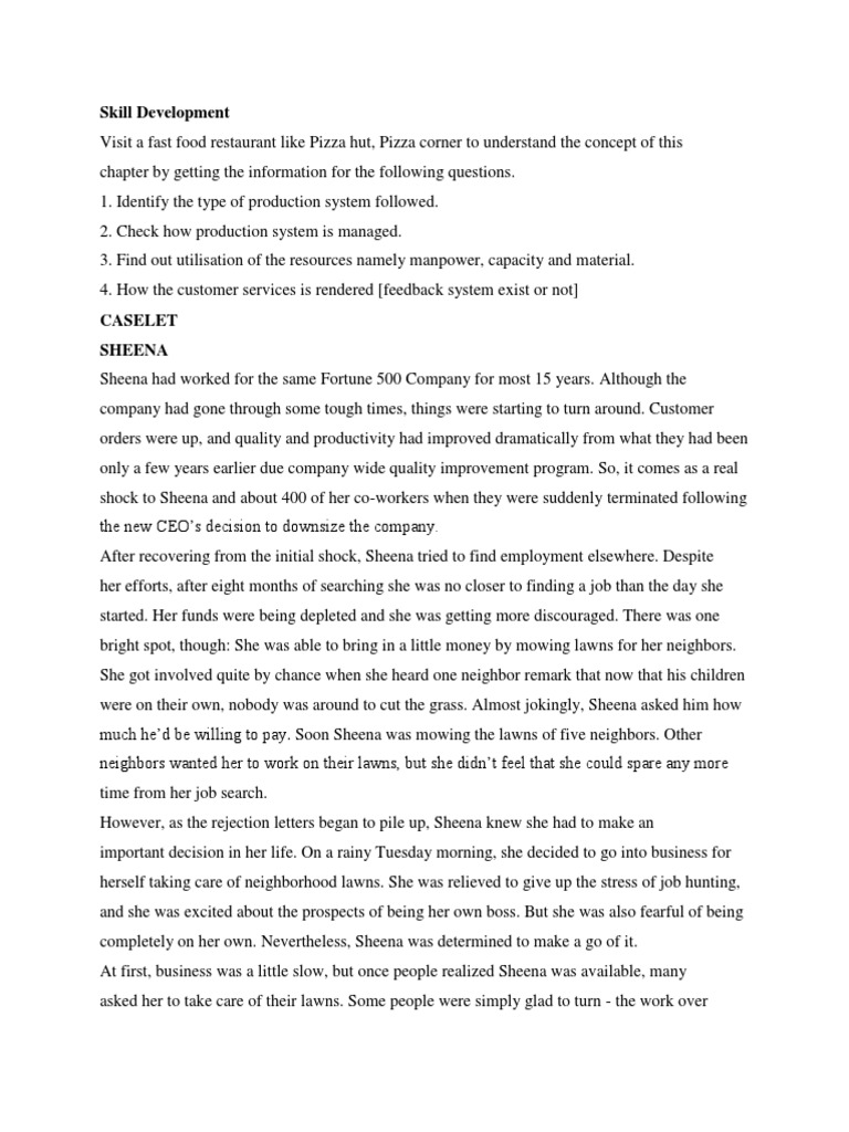 Caselet Case Lecture 1 | PDF | Supermarket | Grocery Store