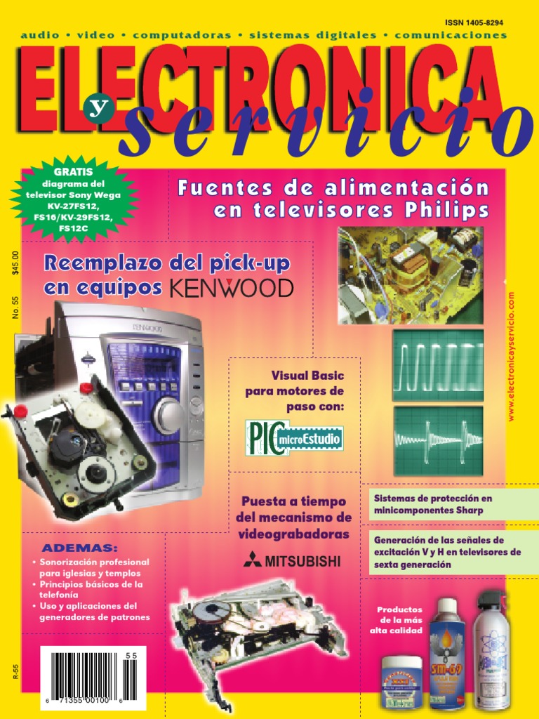 Revista Electrónica y Servicio No. 55 | Micrófono | Tecnología e ingeniería