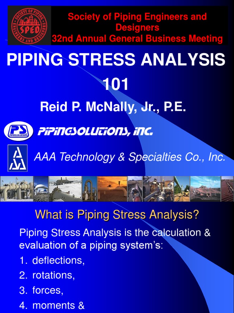 Piping Stress - Ysis-En | PDF | Pipe (Fluid Conveyance) | Stress (Mechanics)