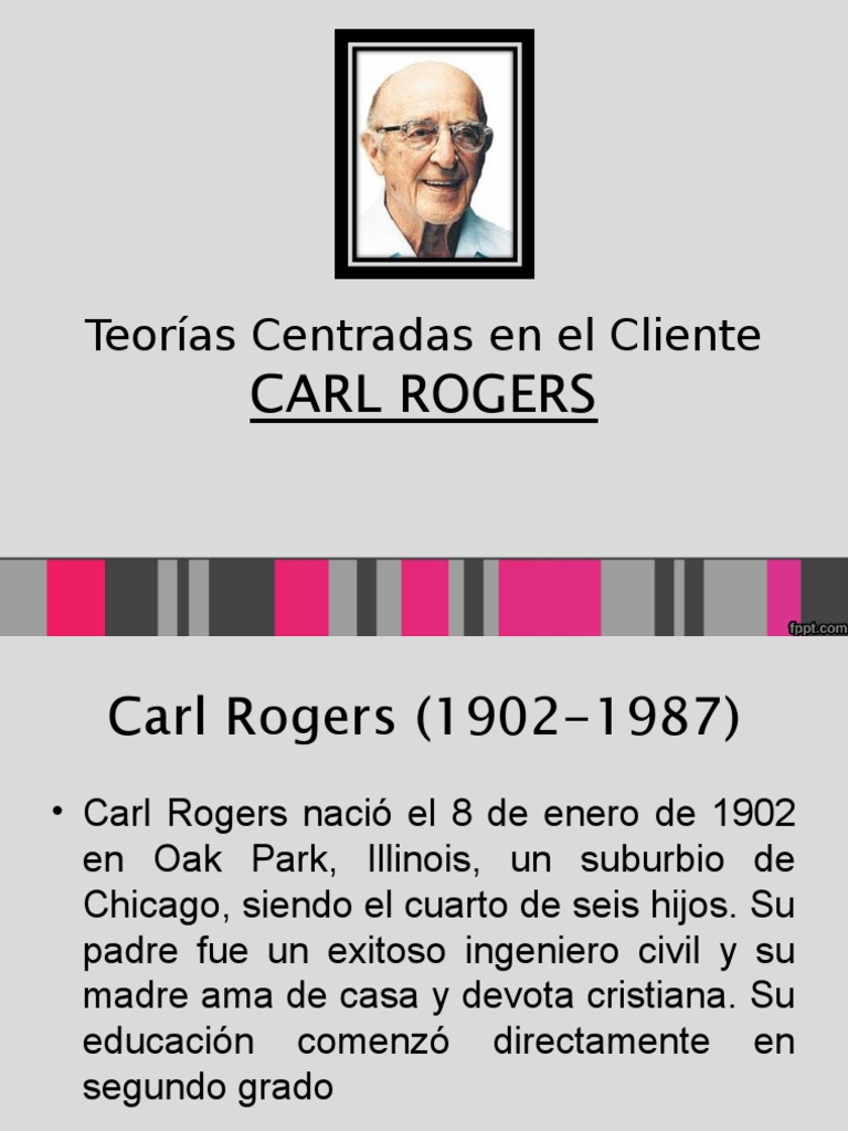 Teoría de Carl Rogers y Terapia Centrada | PDF | Sicología | Conceptos ...