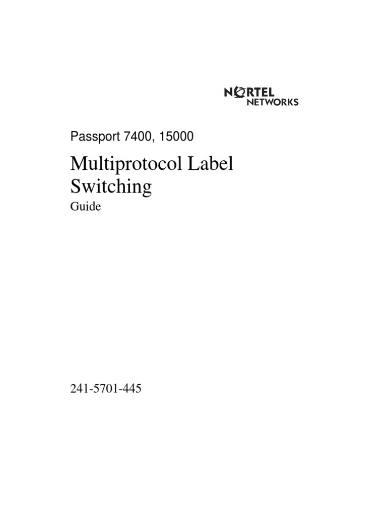 Multi Protocol Label Switching Guide Pdf Multiprotocol Label