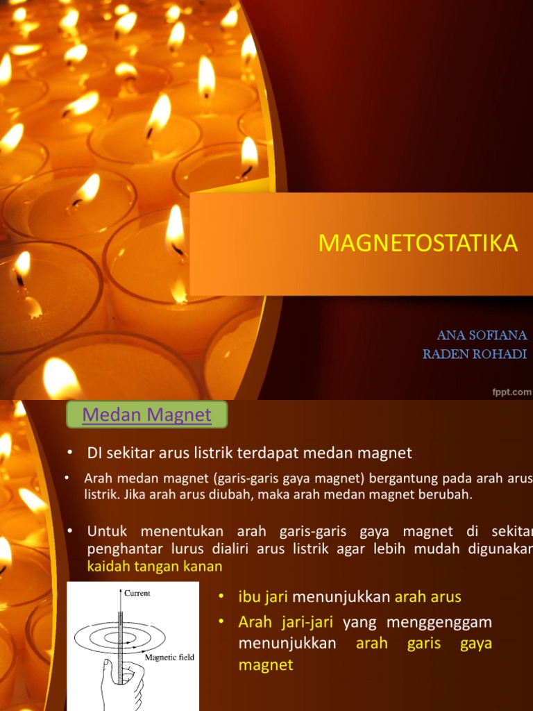 Tugas PPT Eldin - Rohadi-Ana Sofiana - Magnetostatika | PDF