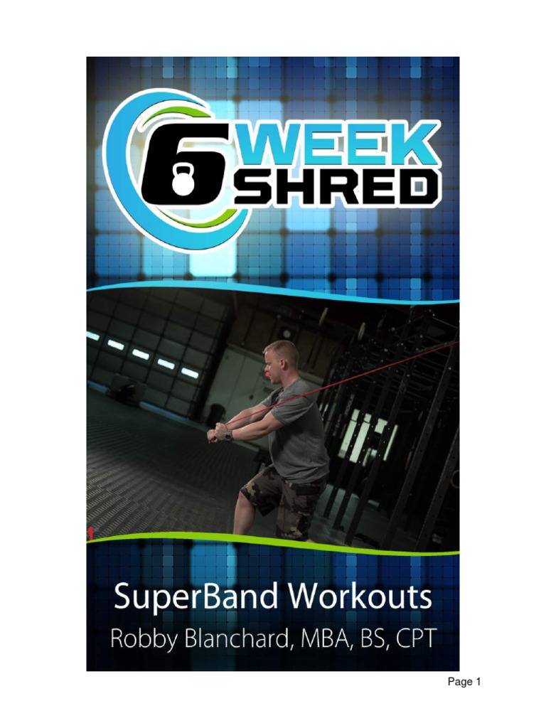Superband Workout Program Guide | PDF | Medicine | Wellness