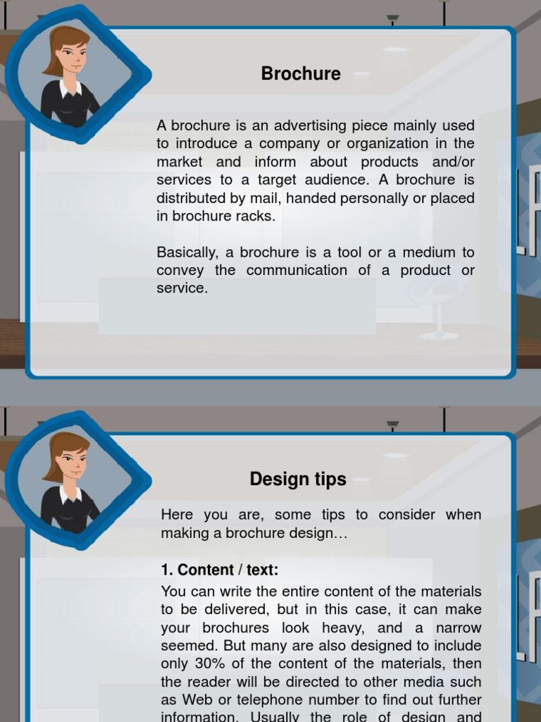 How To Make A Brochure | PDF | Page Layout | Typography