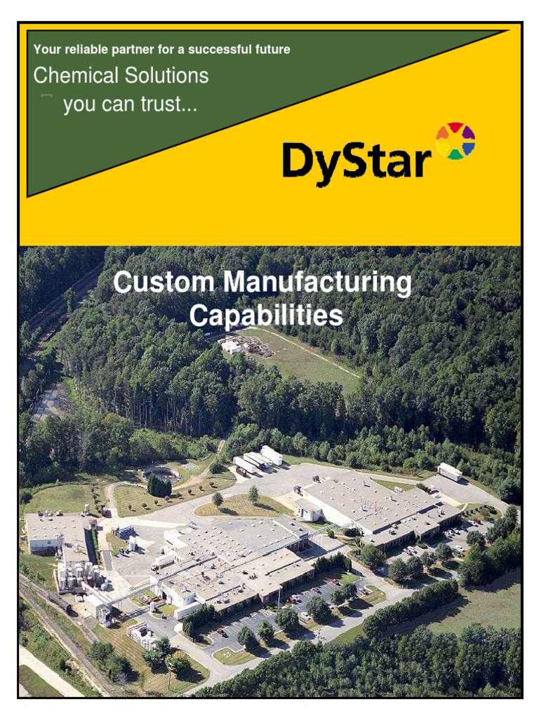 Custom Manufacturing Brochure | PDF | Ester | Organic Compounds