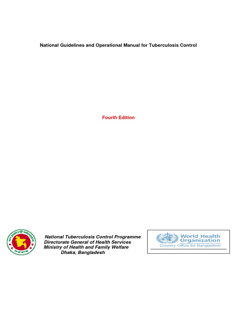 National Guidelines and Operational Manual For Tuberculosis Control PDF ...