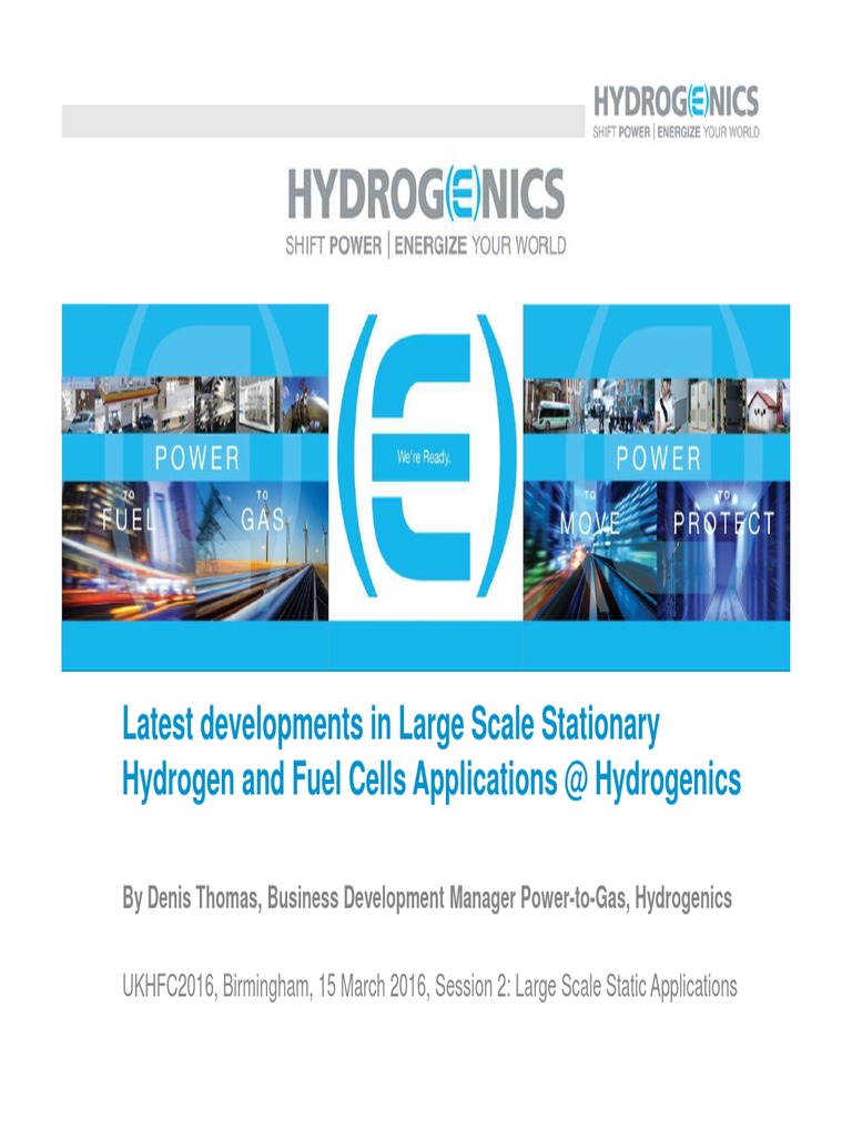 Hydrogenics (Use for Catalog) Hystat | Fuel Cell | Renewable Energy