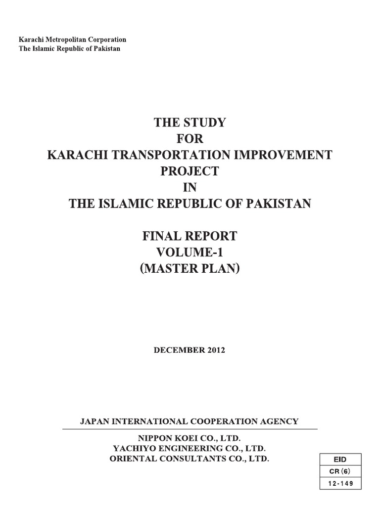 Eid CR (6) 12149 FR Master Plan 01 | PDF | Public Transport | Light Rail