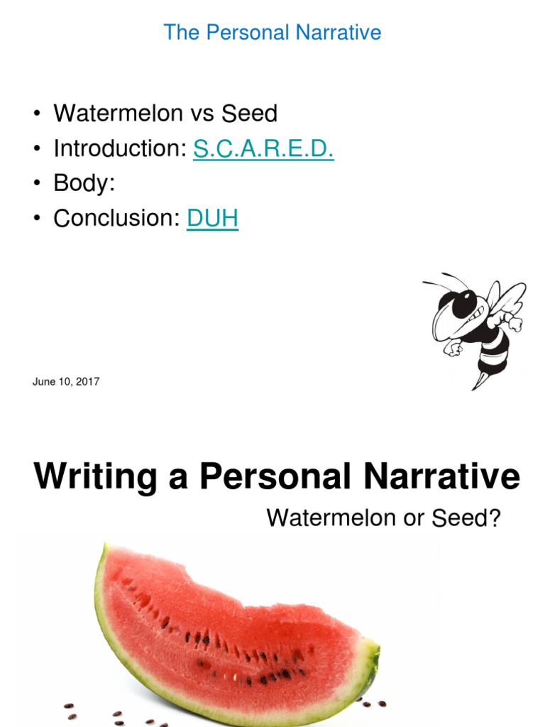 Watermelon vs Seed Storytelling Guide | PDF | Narrative | Thought