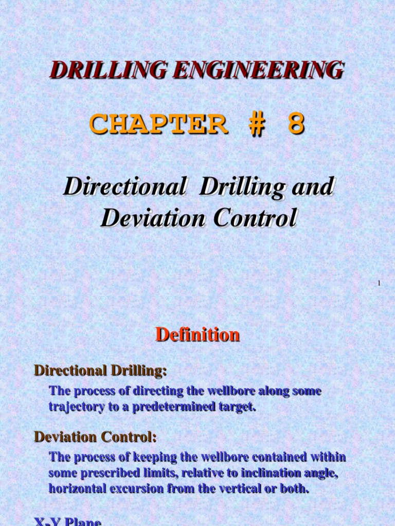 Directional Drilling Techniques Overview | PDF | Oil Well | Borehole