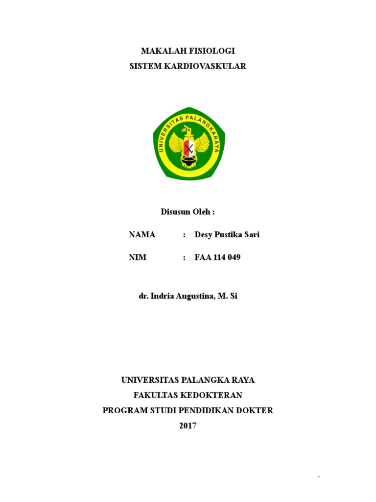 Cover Makalah FK UPR | PDF
