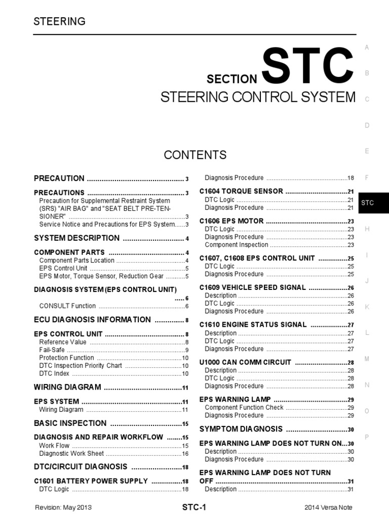 STC | Download Free PDF | Airbag | Steering