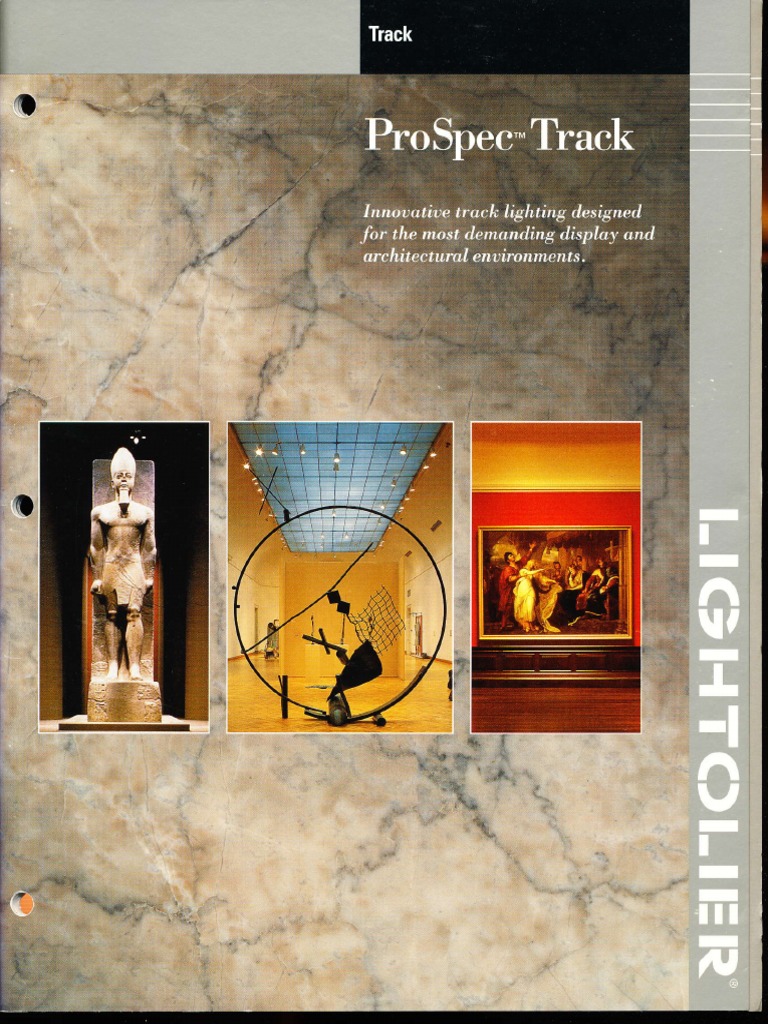 Lightolier ProSpec Track Lighting Brochure 1996 | PDF | Manmade Materials | Nature