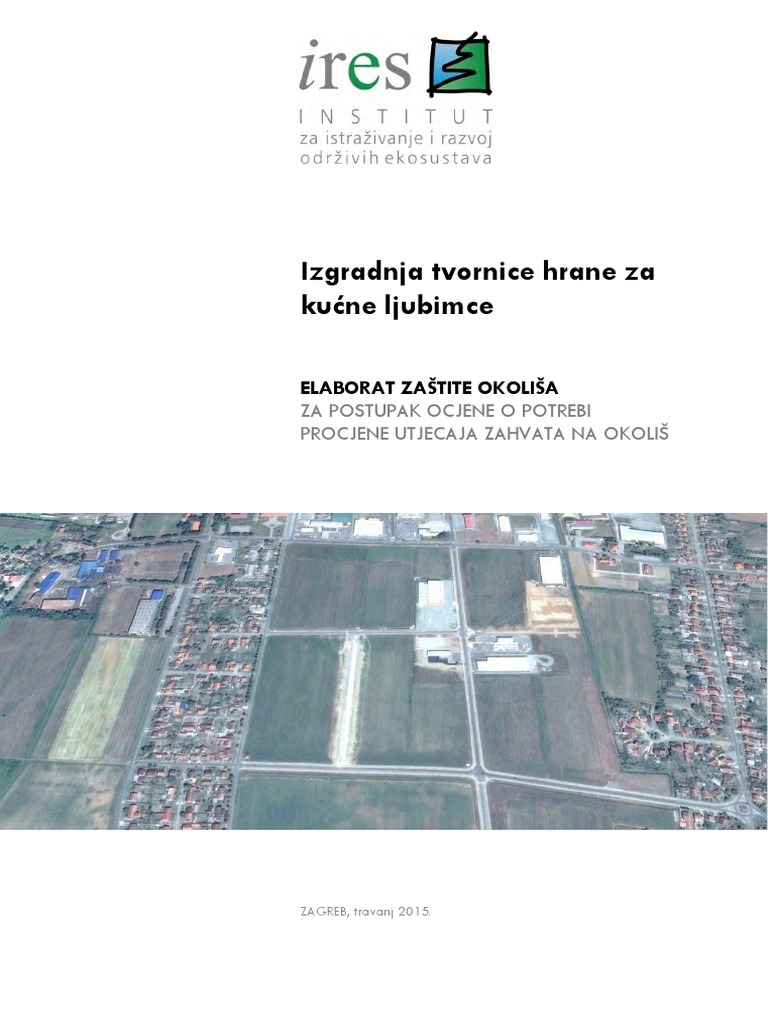 Elaborat Zastite Okolisa 55 | PDF