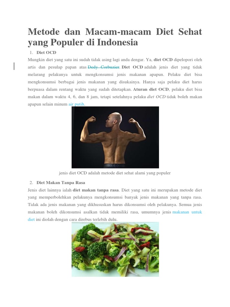 Metode Dan Macam DIET | PDF