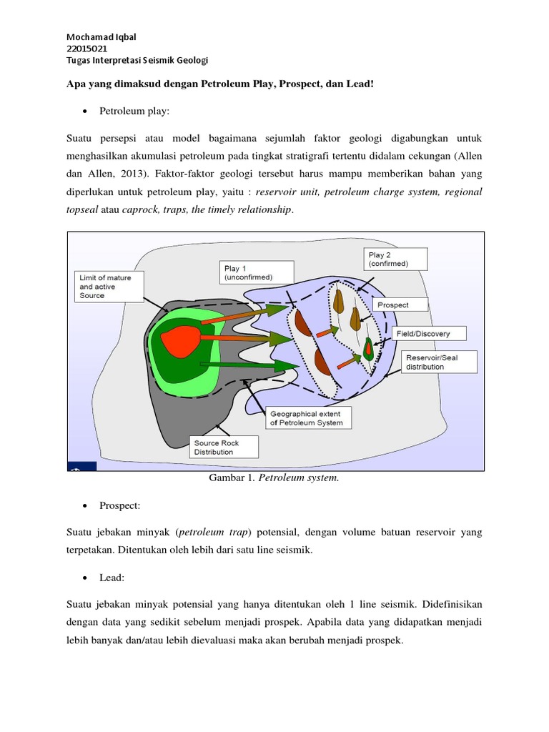 Petroleum Play Prospect Dan Lead | PDF