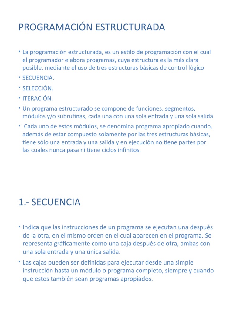 Programación Estructurada-Java | PDF | Programa de computadora | Programación
