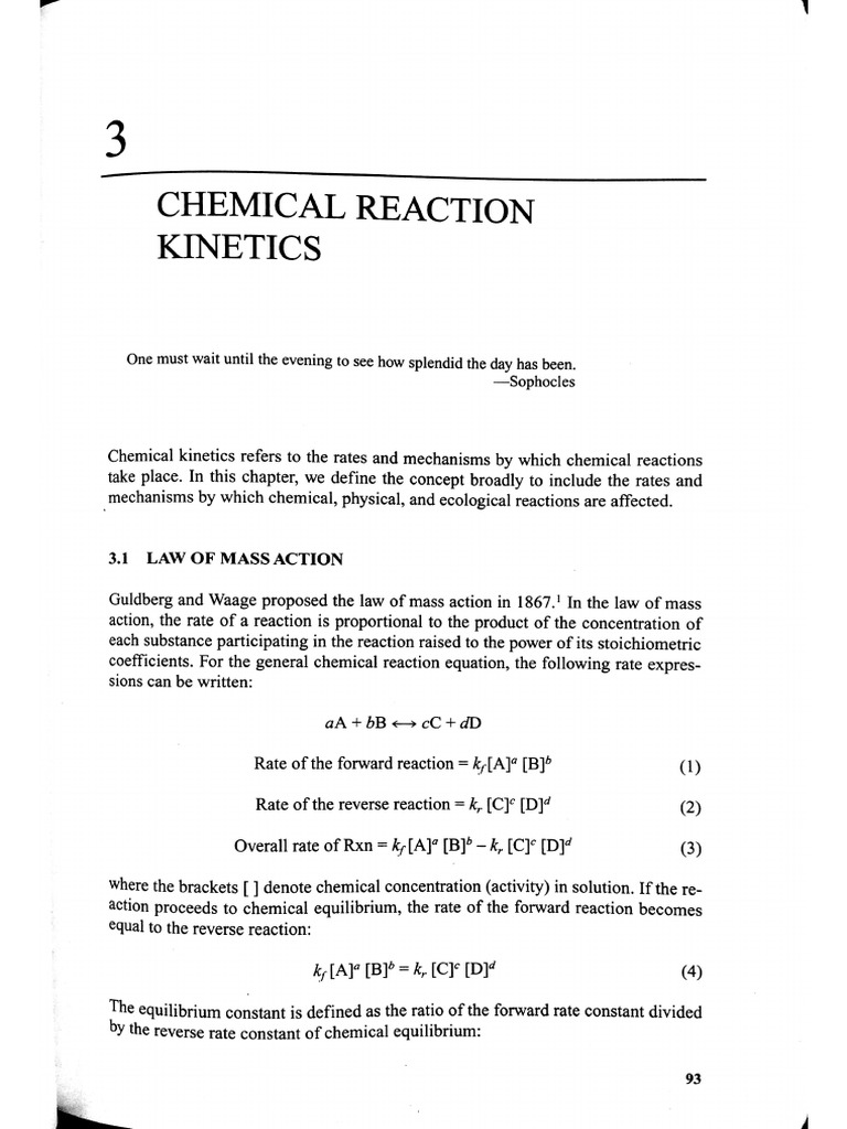 Environmental Modeling - Jerald L Schnoor - Chapter 03 | PDF