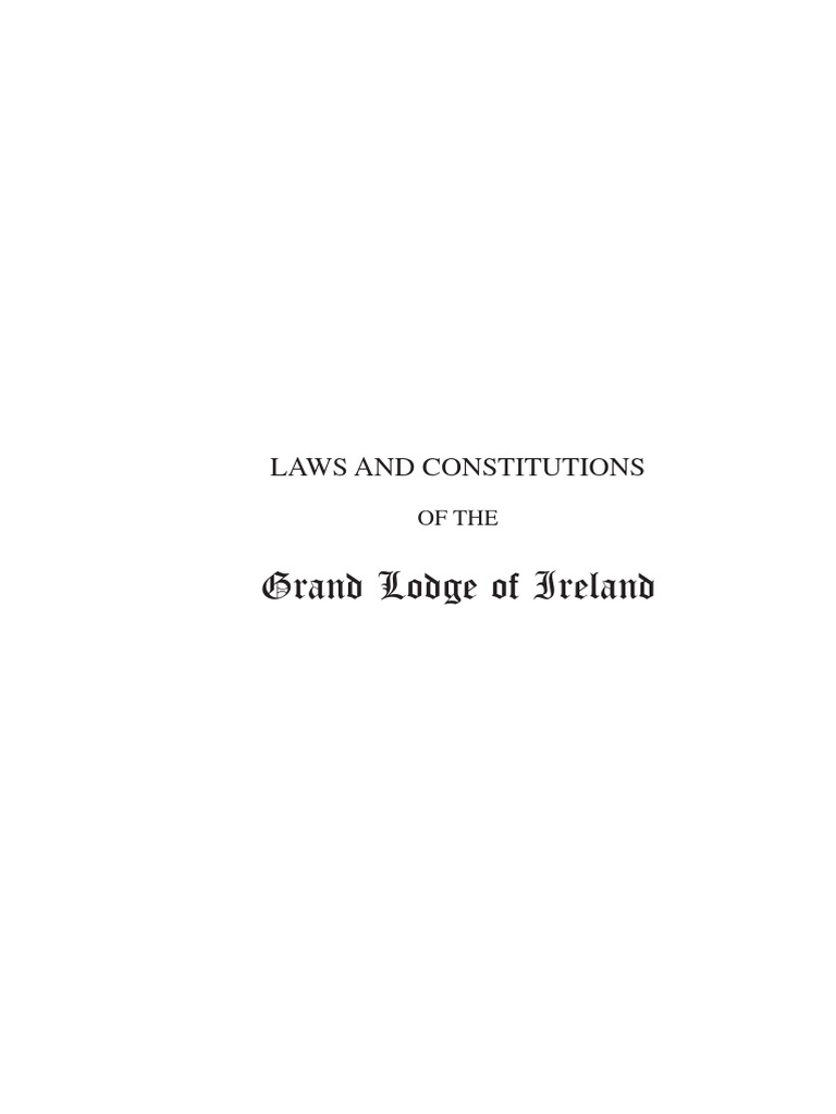 MASONIC Laws and Constitutions 2011 PDF | Download Free PDF ...