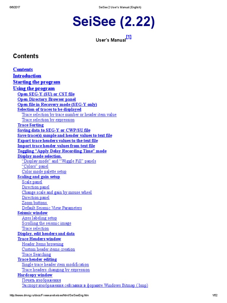 SeiSee 2 User's Manual (English) | PDF | File Format | Button (Computing)