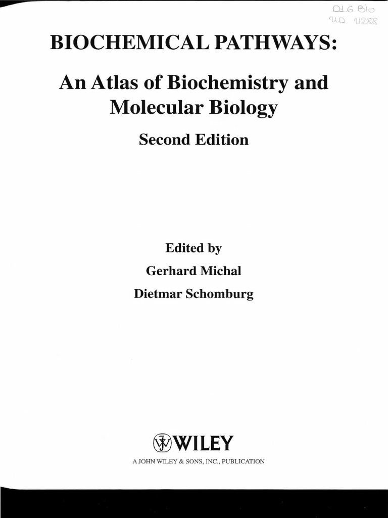 BIOCHEMICAL PATHWAYS: An Atlas of Biochemistry and Molecular Biology ...
