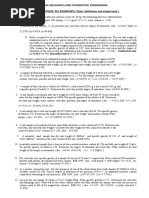CE7a: Geotechnical Engineering 1 - Soil Mechanics Problem Set For Prelim Project | PDF | Density ...