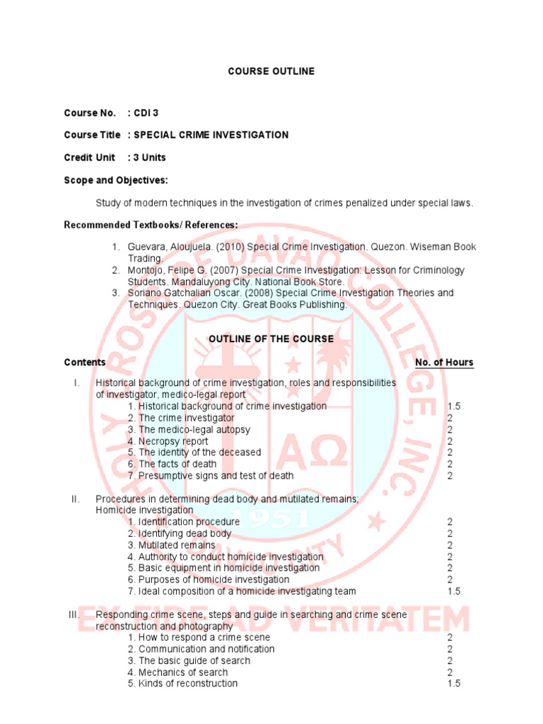 Module Special Crime Investigation | Download Free PDF | Crime Scene ... Module Special Crime Investigation | Download Free PDF | Crime Scene ...