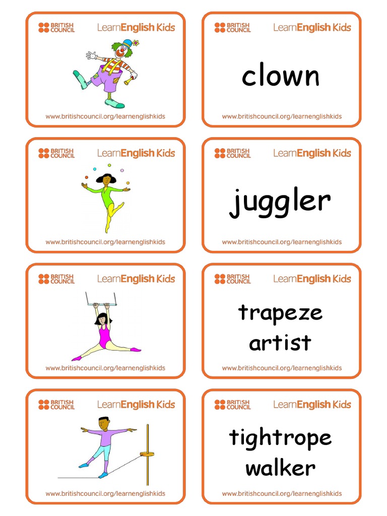 Flashcards Circus | PDF