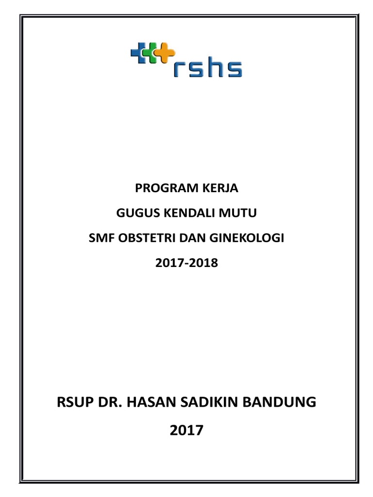 Cover Program Kerja Obgyn 2017 | PDF