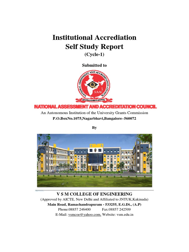 VSMCOE NAAC Accreditation Self Study | PDF | Curriculum | Engineering