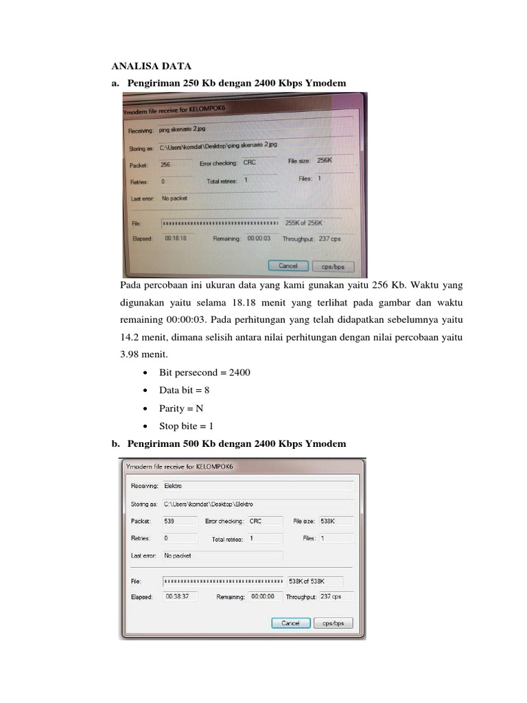 Laporan Hyperterminal Dan Minicom | PDF