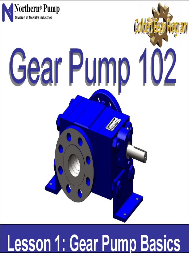 Golden Gear Pump 102 Lesson 1 | PDF | Pump | Pressure