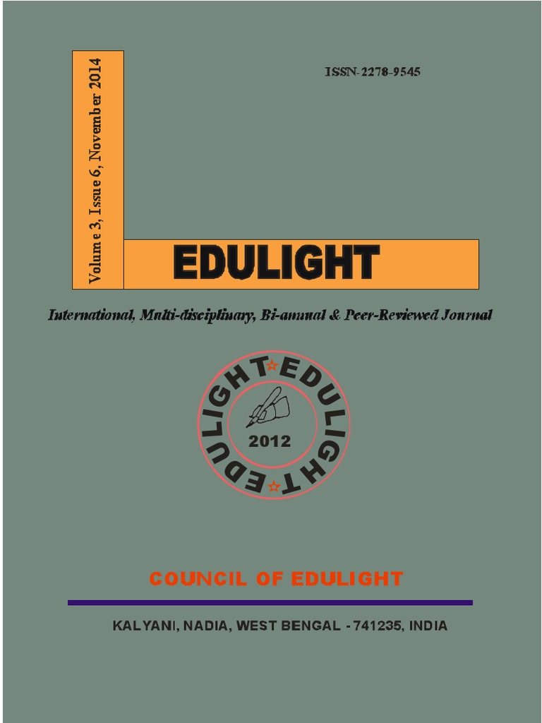 EDULIGHT Volume - 3, Issue - 6, Nov 2014 | PDF | Ramakrishna | Swami ...