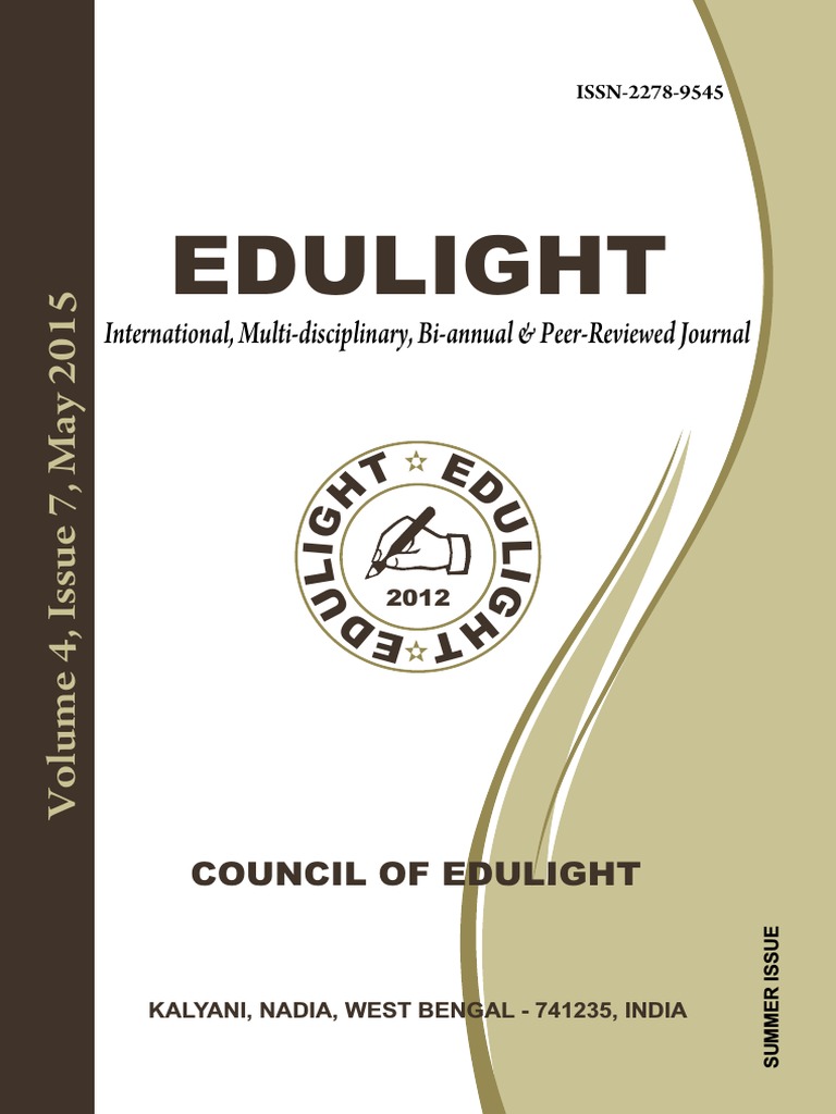 Edulight Volume - 4, Issue - 7, May 2015 | PDF | Disability ...