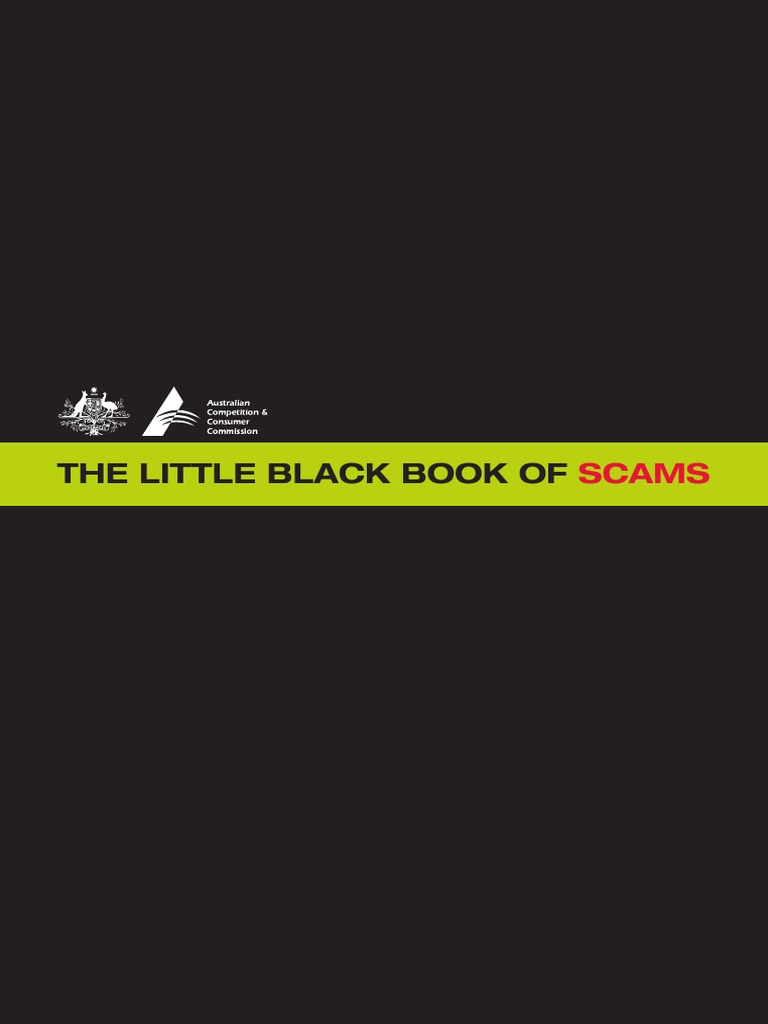 Little Black Book of Scams Comprehensive | PDF | Malware | Spamming