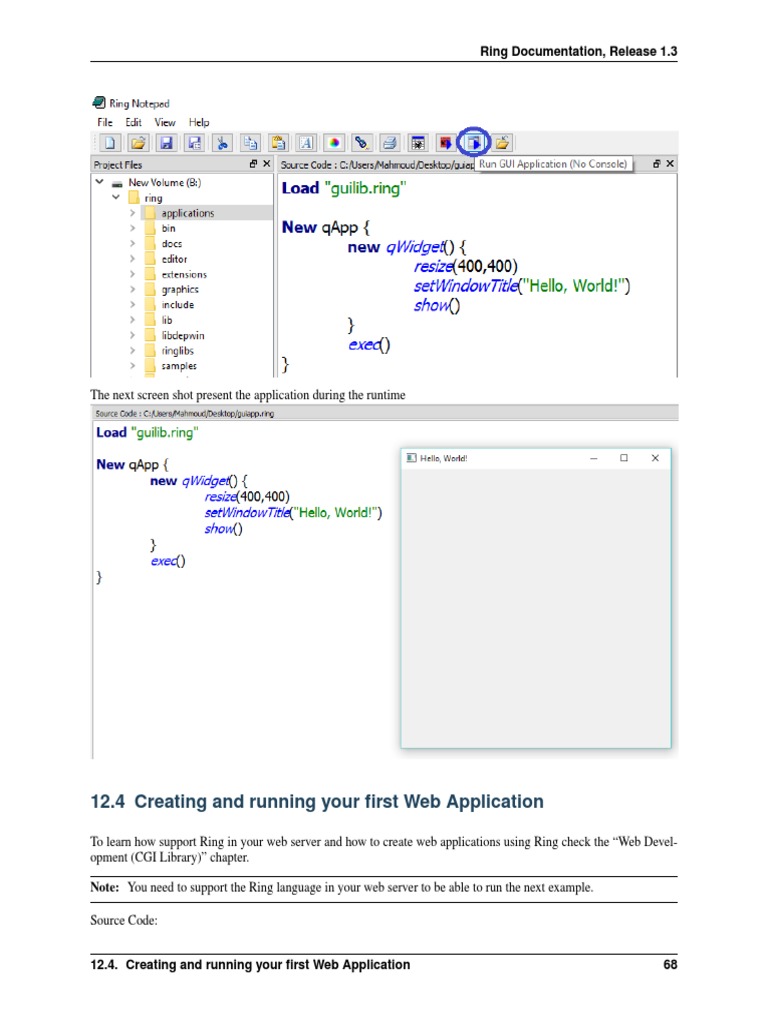 The Ring Programming Language Version 1.3 Book - Part 10 of 88 | PDF | Variable (Computer ...