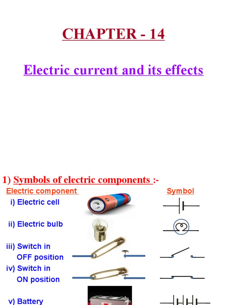 Effects and Applications of Electric Current | PDF | Electricity ...