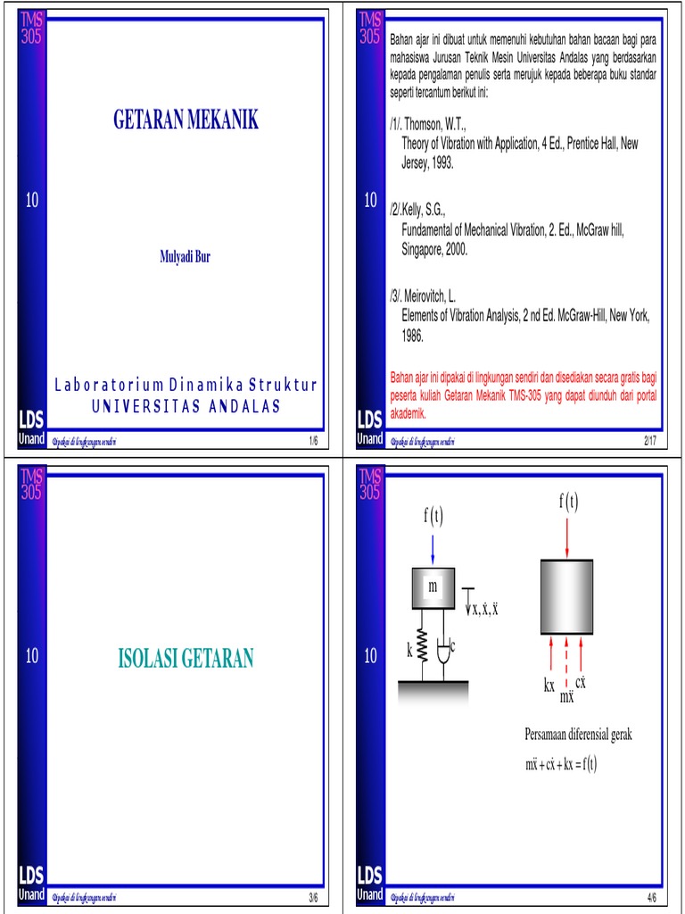 10 Isolasi Getaran | PDF