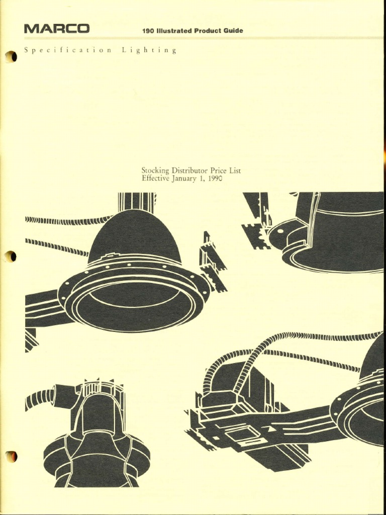 Marco Electric Product Guide 1990 | PDF | Lighting | Business