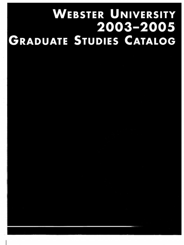 2003 05 - Graduate Catalog PDF | PDF
