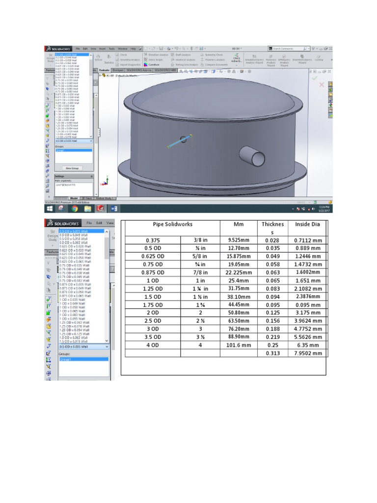 Pipe Solidworks | PDF