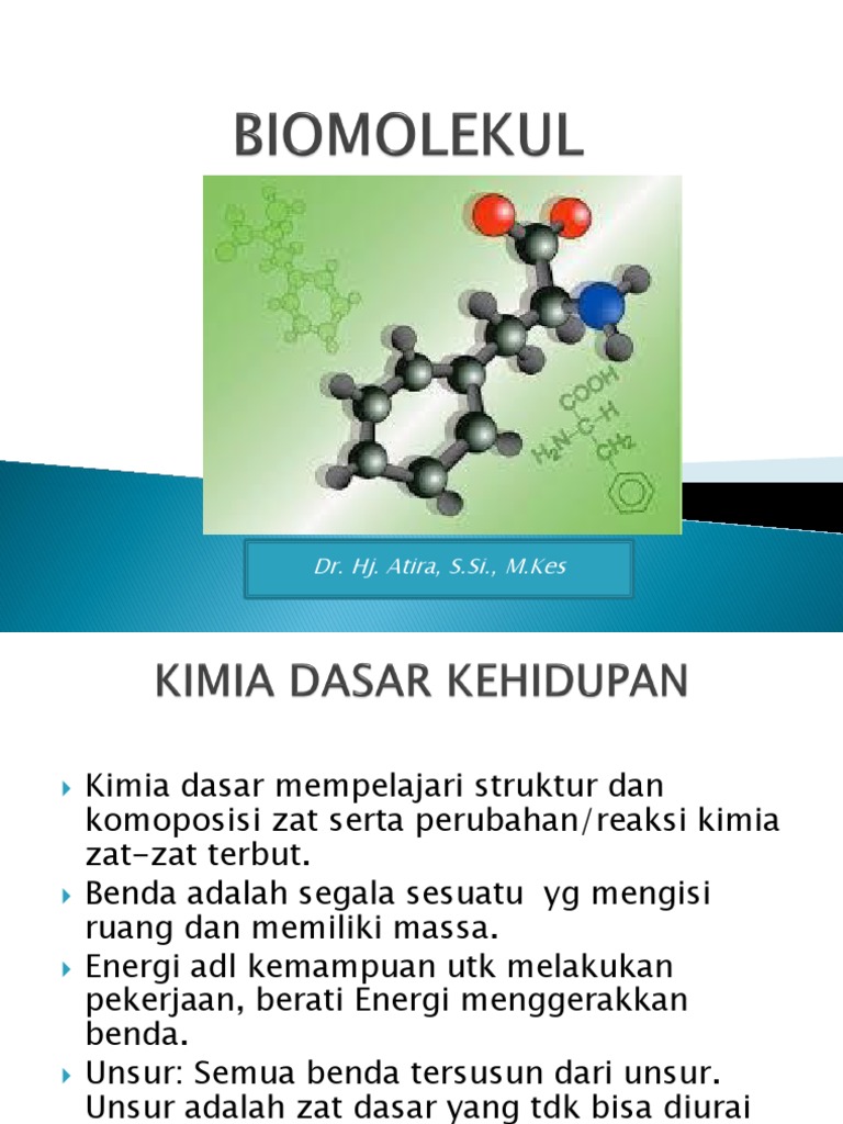 Biomolekul | PDF | Teknologi & Rekayasa
