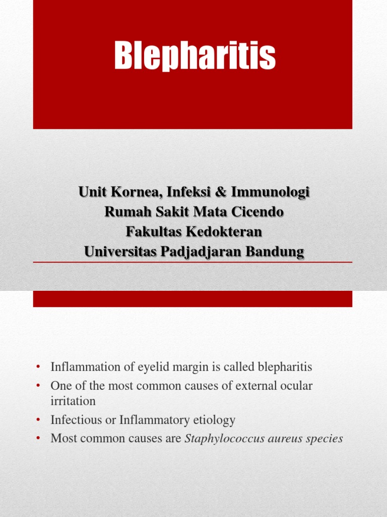Blepharitis | PDF | Ophthalmology | Diseases Of The Eye And Adnexa