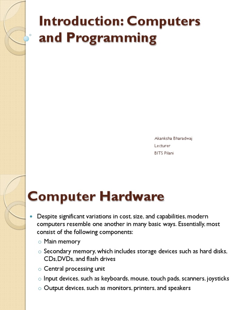 Cs 1 Computer Programming Pdf C Programming Language Decimal 8507