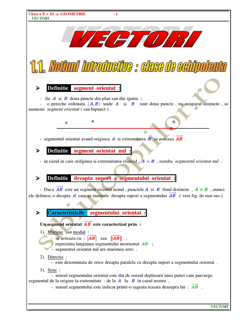Vectori PDF | PDF