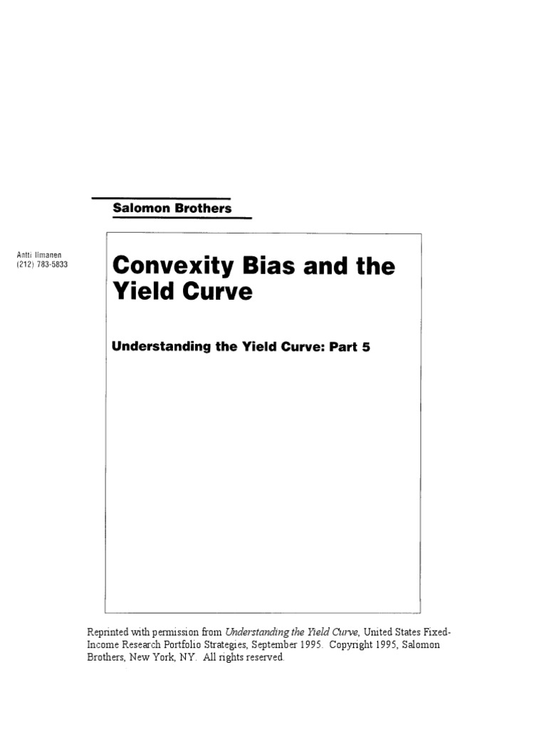 Convexity Bias | PDF